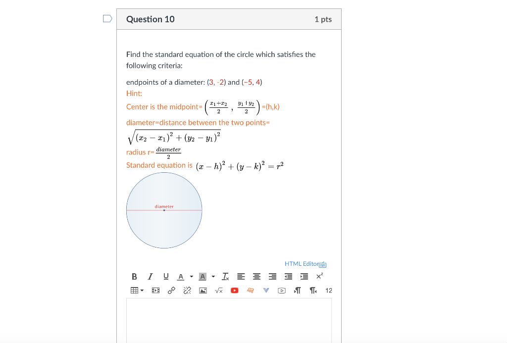 Standard Equation Of A Circle Solver - Tessshebaylo