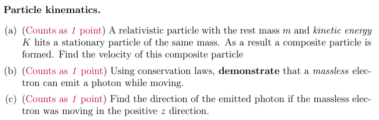 Solved Particle kinematics. (a) (Counts as 1 point) A | Chegg.com