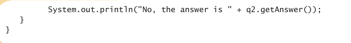 Solved IN JAVA modify this "MINI QUIZ" code so it is | Chegg.com