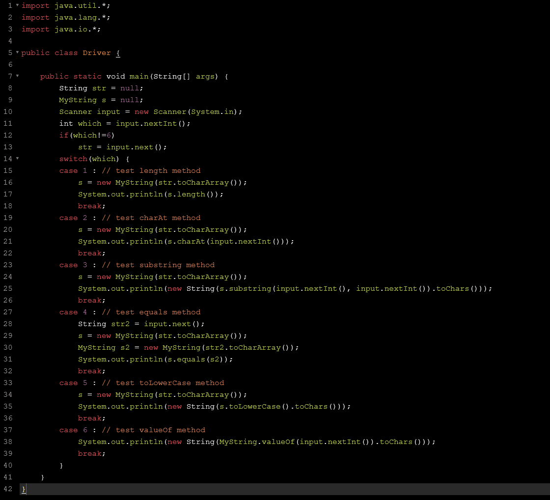 HW3_P2 - MyString The String class is provided in the | Chegg.com