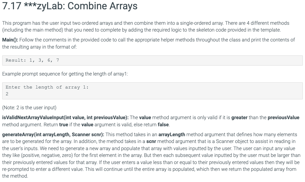 This Program Has The User Input Two Ordered Arrays 2446