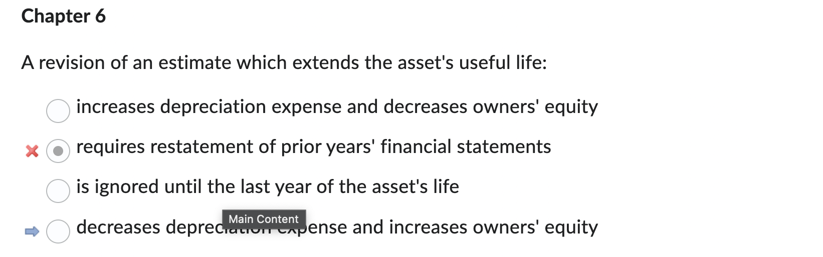 Solved A revision of an estimate which extends the asset's | Chegg.com