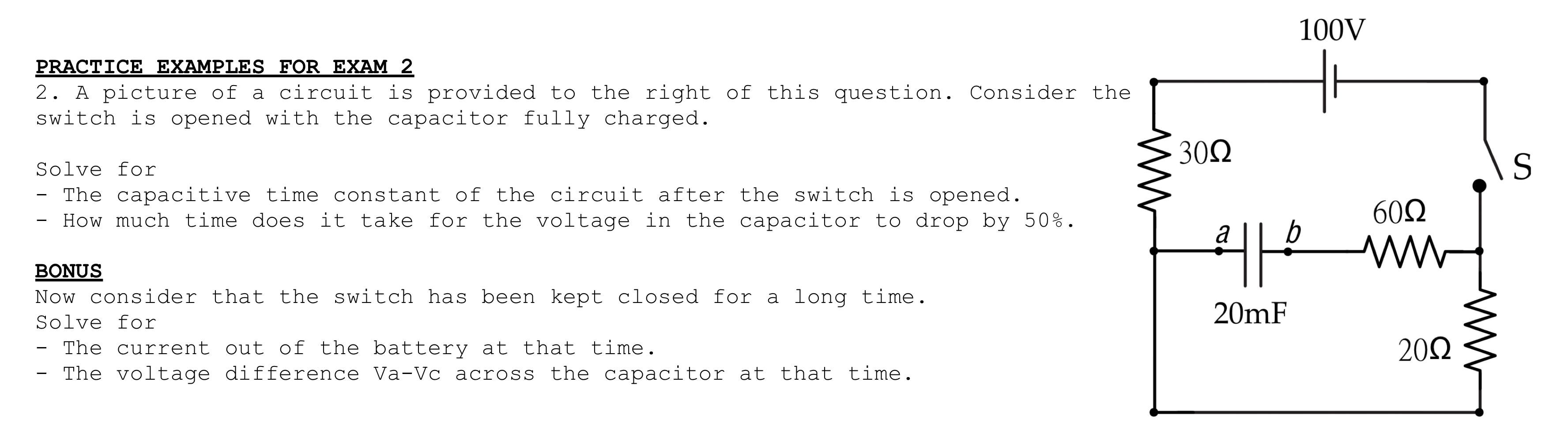 Solved PRACTICE EXAMPLES FOR EXAM 2 2. A picture of a | Chegg.com