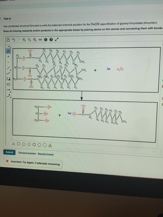 Solved timyristate (hrimyristin) use condensed structural | Chegg.com