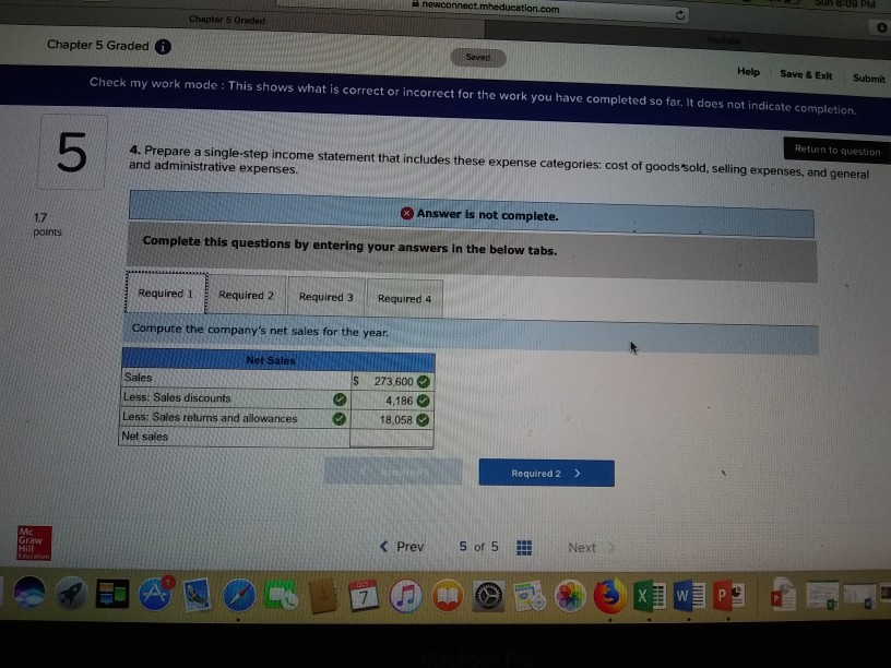 Solved Help Save & Exit Check my work mode: This shows what | Chegg.com