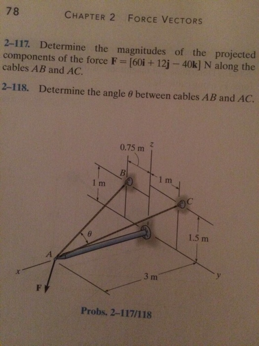 Solved 78 Chapter 2 Force Vectors 2 117 Determine The