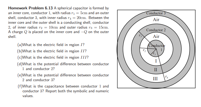 Solved Conductor 3 Air Conductor 2 Air Conductor Homework | Chegg.com