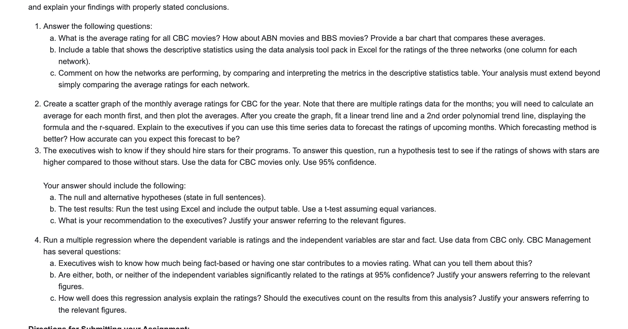 Solved and explain your findings with properly stated | Chegg.com