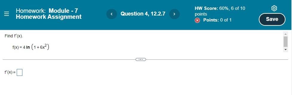 Solved so = III Homework: Module - 7 Homework Assignment | Chegg.com