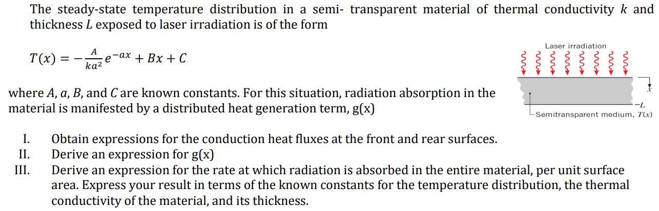 Solved The steady-state temperature distribution in a semi- | Chegg.com