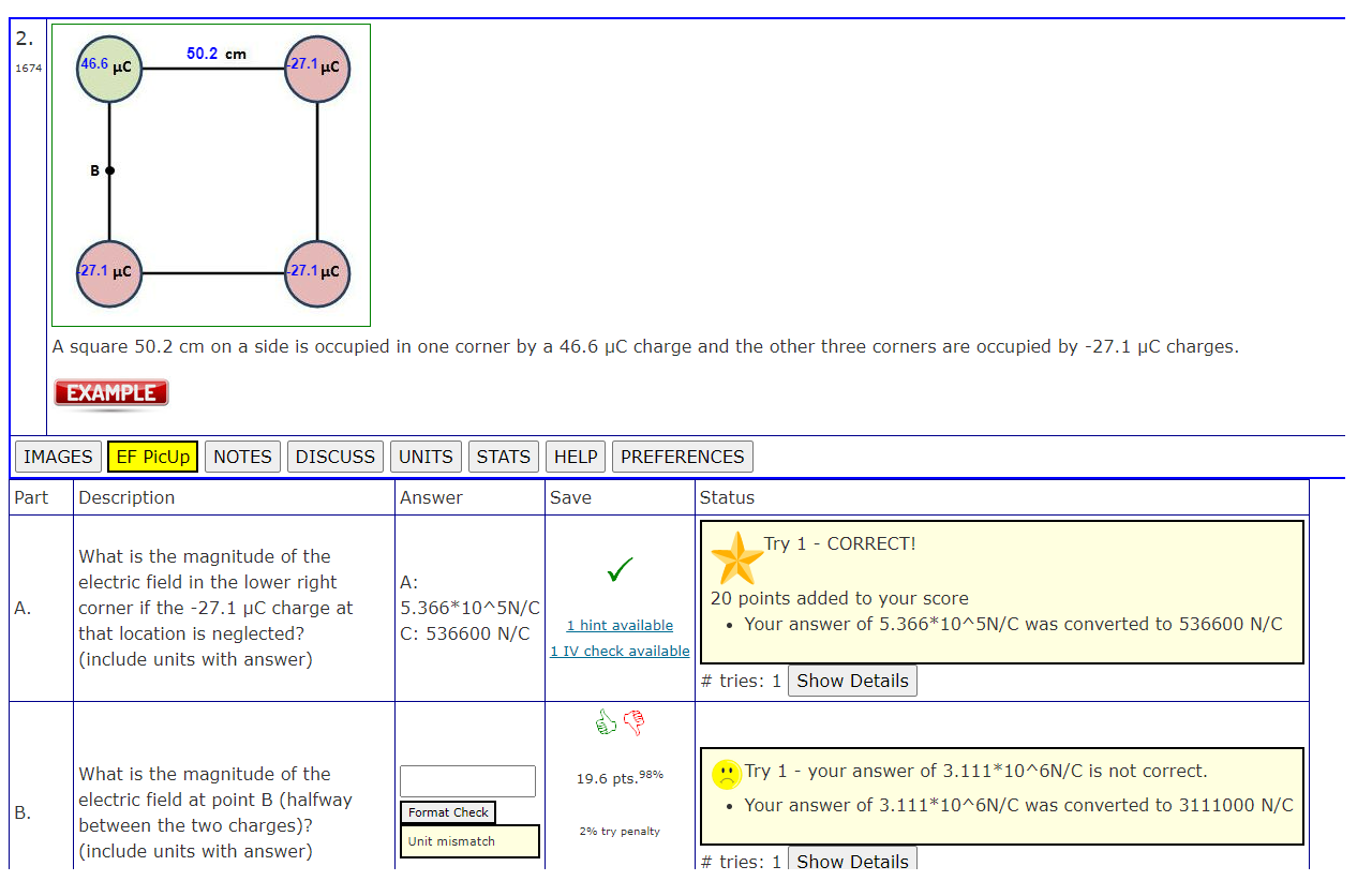Solved Hello! I need help with part B I incorrectly set up | Chegg.com