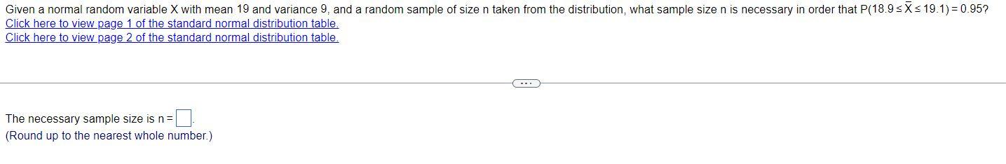 Solved Given a normal random variable X with mean 19 and | Chegg.com