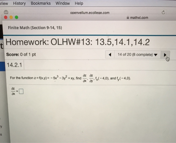 Solved View History Bookmarks Window Help ABP | Chegg.com