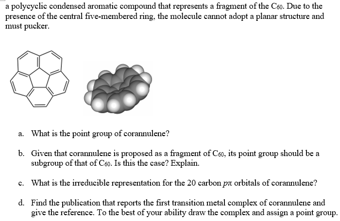 Solved a polycyclic condensed aromatic compound that | Chegg.com