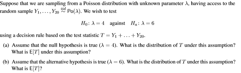 Solved Suppose that we are sampling from a Poisson | Chegg.com