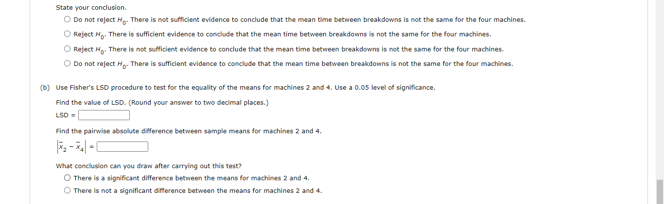 Solved To test for any significant difference in the number | Chegg.com