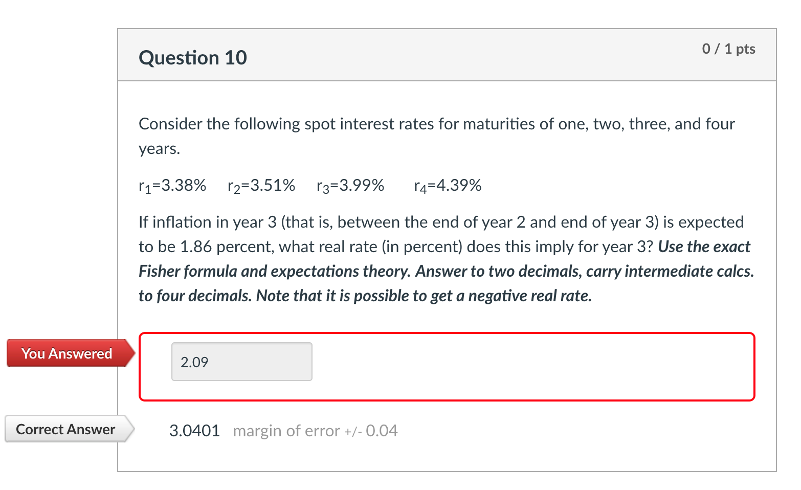 Solved Consider the following spot interest rates for | Chegg.com