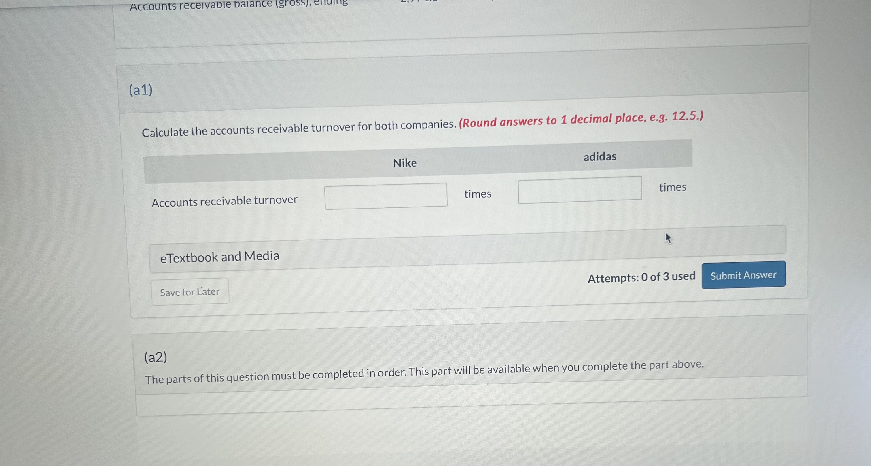 Solved Current Attempt in Progress Suppose the amounts | Chegg.com