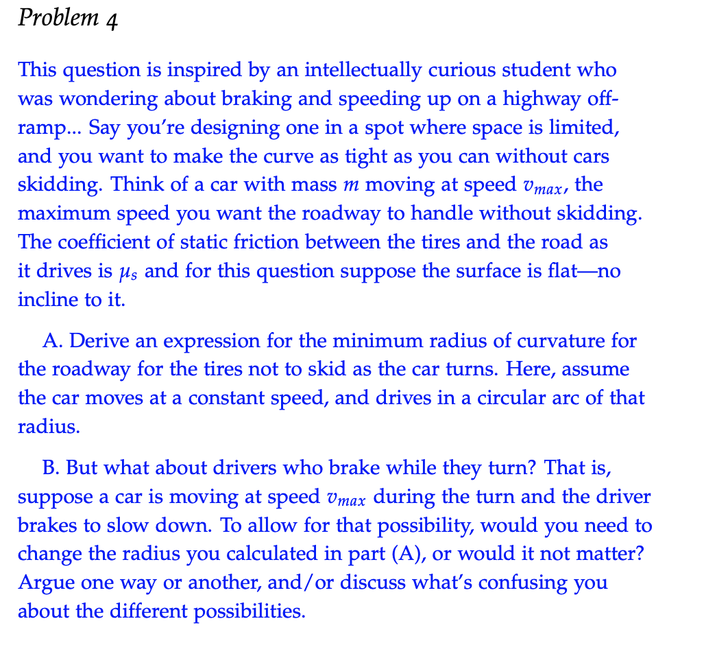 Solved Problem 4 This question is inspired by an | Chegg.com