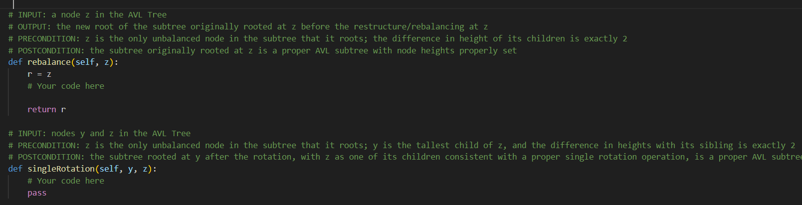 Solved (Part 2) We expect you to complete the following | Chegg.com