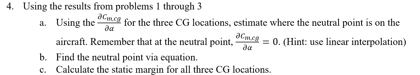 Solved 4. Using the results from problems 1 through 3 a. | Chegg.com