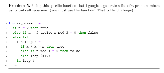 Problem 5. Using this specific function that I | Chegg.com