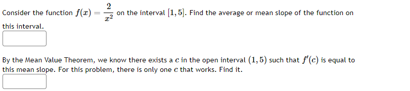 Solved Consider the function f(x)=x22 on the interval [1,5]. | Chegg.com