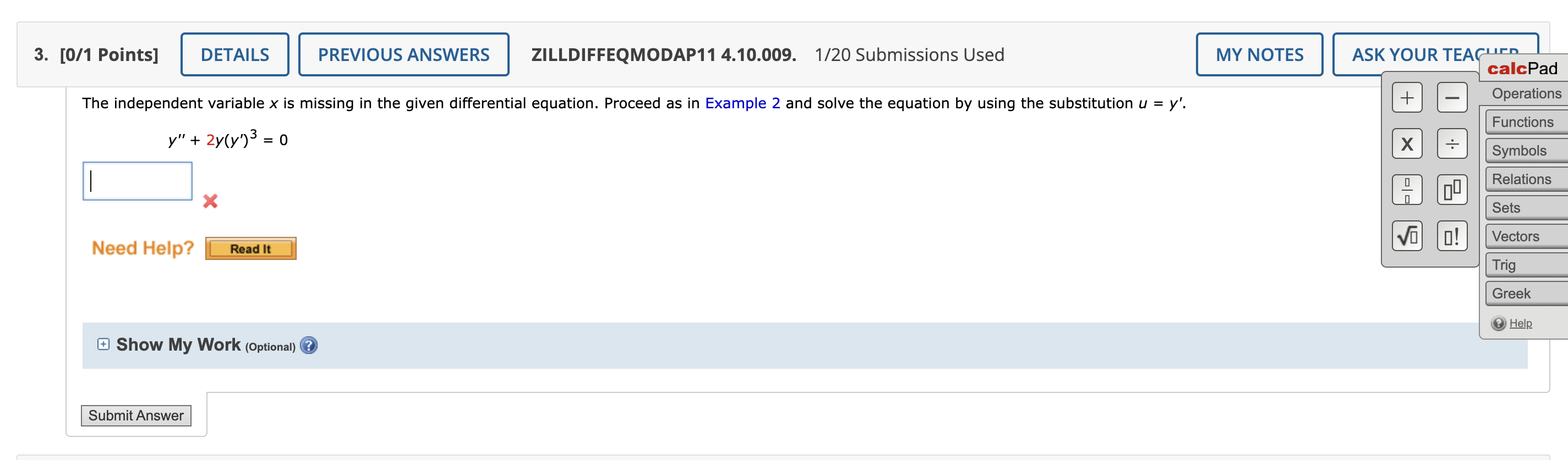 Solved endent variable x is missing in the given | Chegg.com