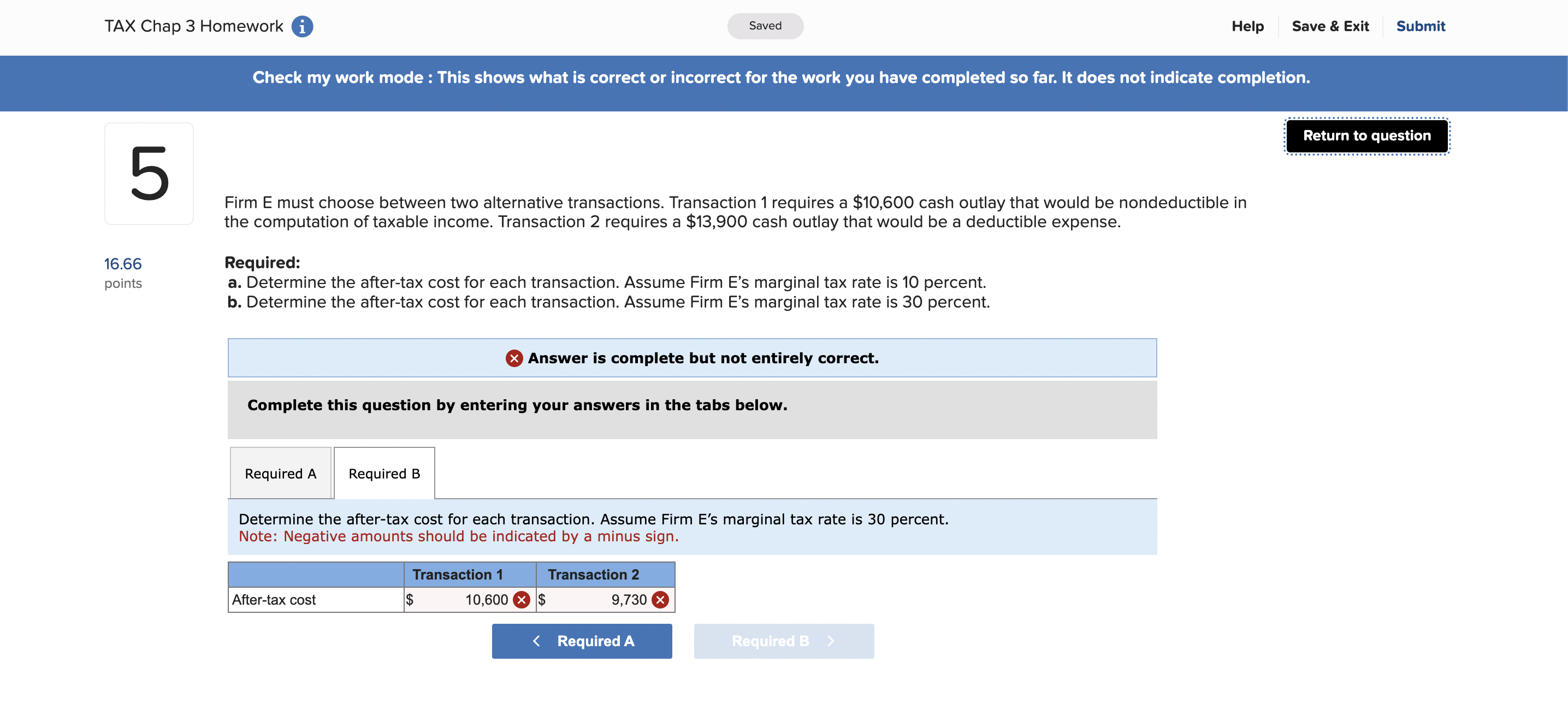Solved Firm E must choose between two alternative | Chegg.com
