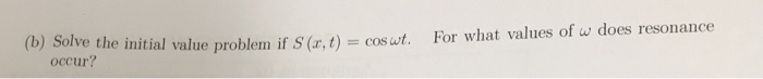 Solved 3. Consider a vibrating string with time dependent | Chegg.com
