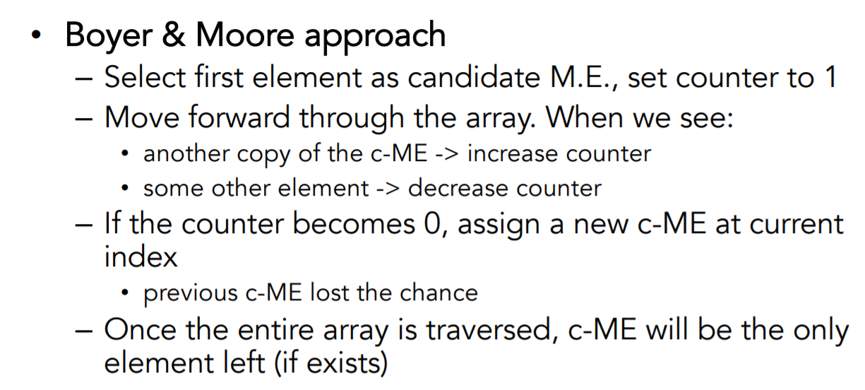 Solved Implement Majority Element Finding Using Algorithm V 0398