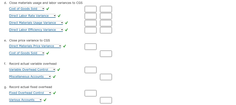 Solved Basic Variance Analysis, Revision of Standards, | Chegg.com