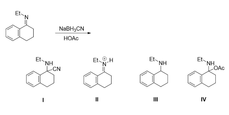 Solved HOAC NaBH3CN I II III IV | Chegg.com