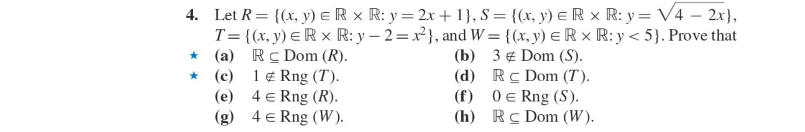Solved Let R={(x,y)∈R×R:y=2x+1},S={(x,y)∈R×R:y=4−2x}, | Chegg.com Solved Let R={(x,y)∈R×R:y=2x+1},S={(x,y)∈R×R:y=4−2x}, | Chegg.com