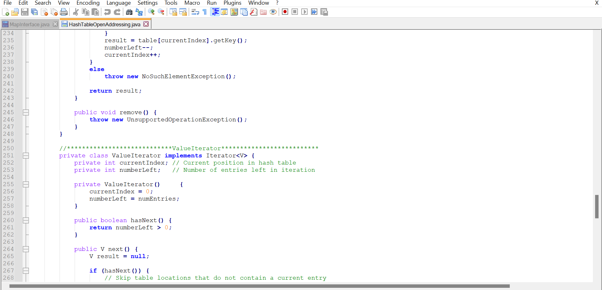 Solved Part 1 Download the MapInterface and the abstract | Chegg.com