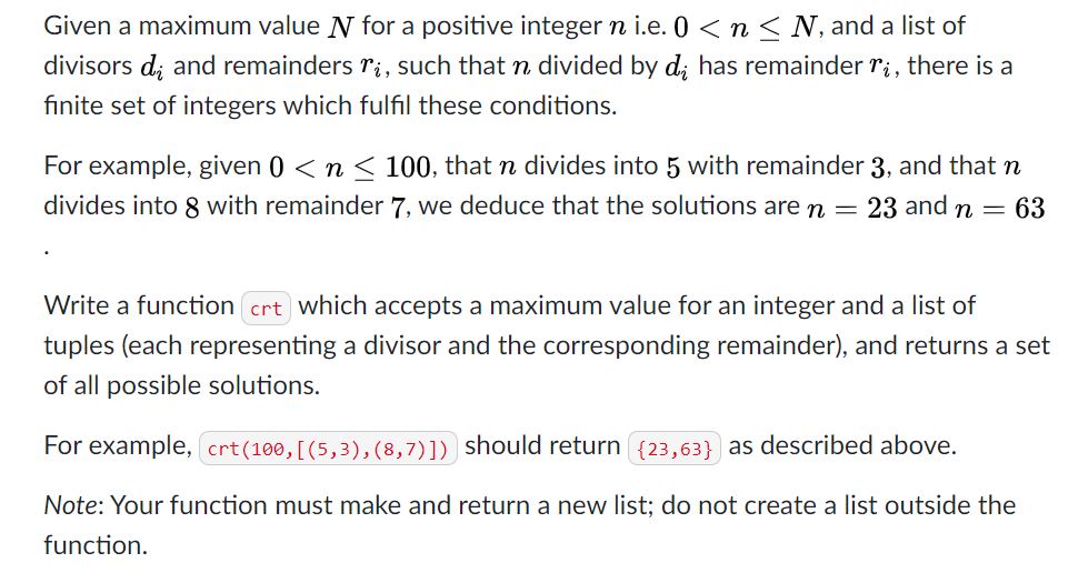 This question is a little involved and will likely | Chegg.com