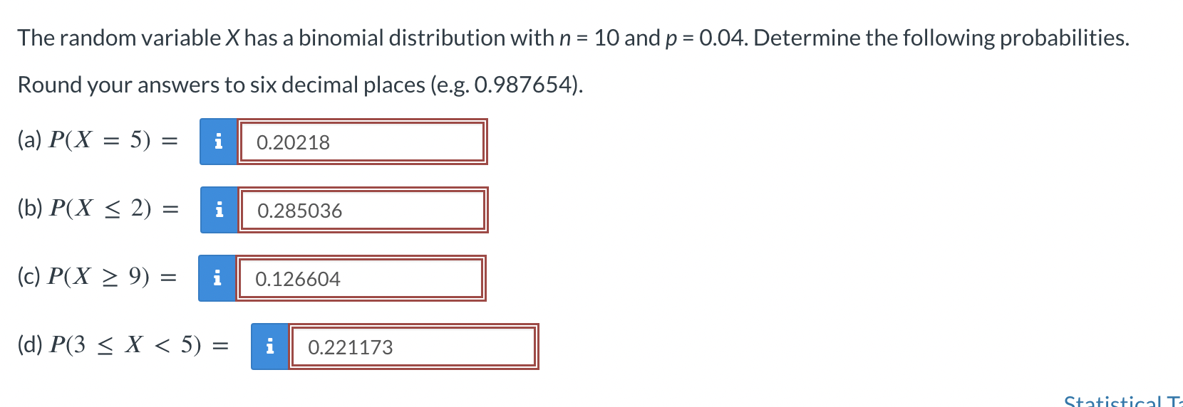 Solved The random variable X has a binomial distribution | Chegg.com