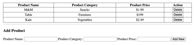 Solved Given the sample UI, implement the following product | Chegg.com