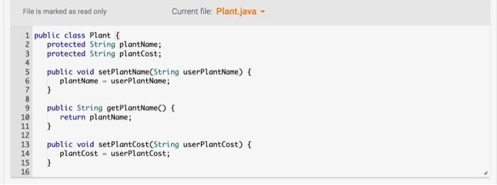 Solved 11.11 LAB: Plant information (ArrayList) Given a base | Chegg.com Solved 11.11 LAB: Plant information (ArrayList) Given a base | Chegg.com
