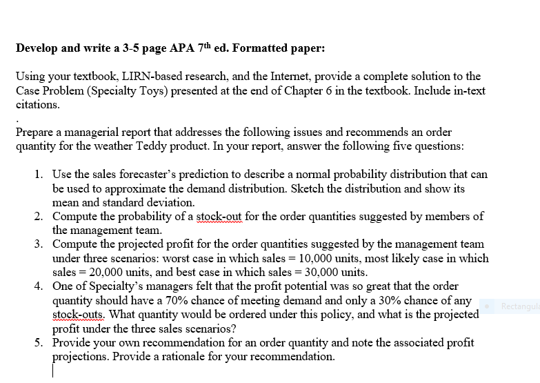 Question And Answer Format Apa