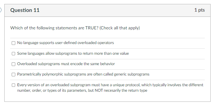Solved Match Terms With Their Descriptions A Subprogram 
