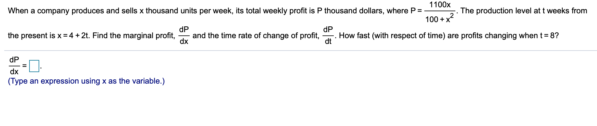 Solved production level at t weeks from When a company | Chegg.com