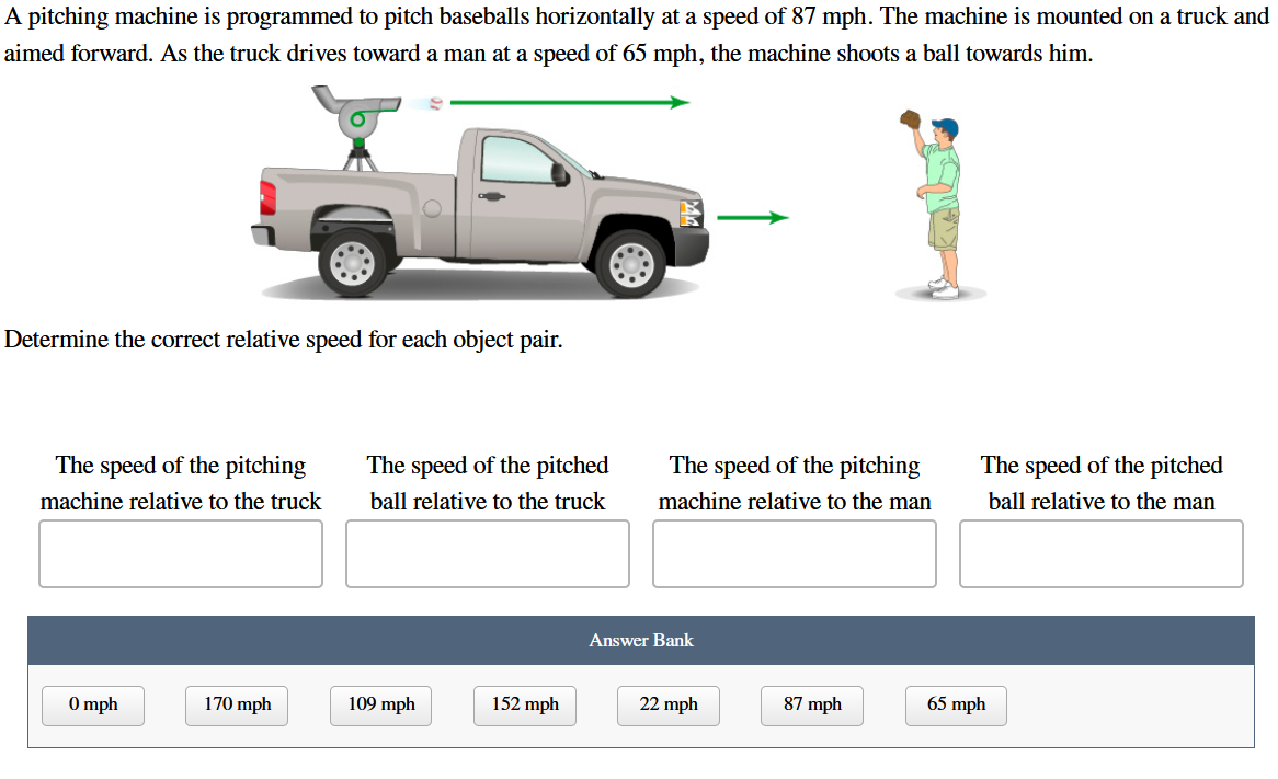 Solved A pitching machine is programmed to pitch baseballs | Chegg.com