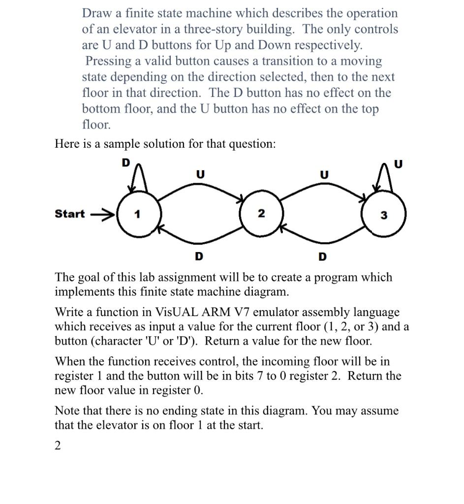 Solved Question 9 on the : Draw a finite state machine which | Chegg.com