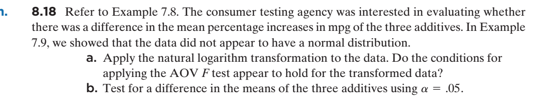 Solved for a) use Hartleys Fmax test to test the equality of | Chegg.com