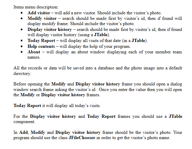 Solved Basically Is A Program That Contains Jframe And A