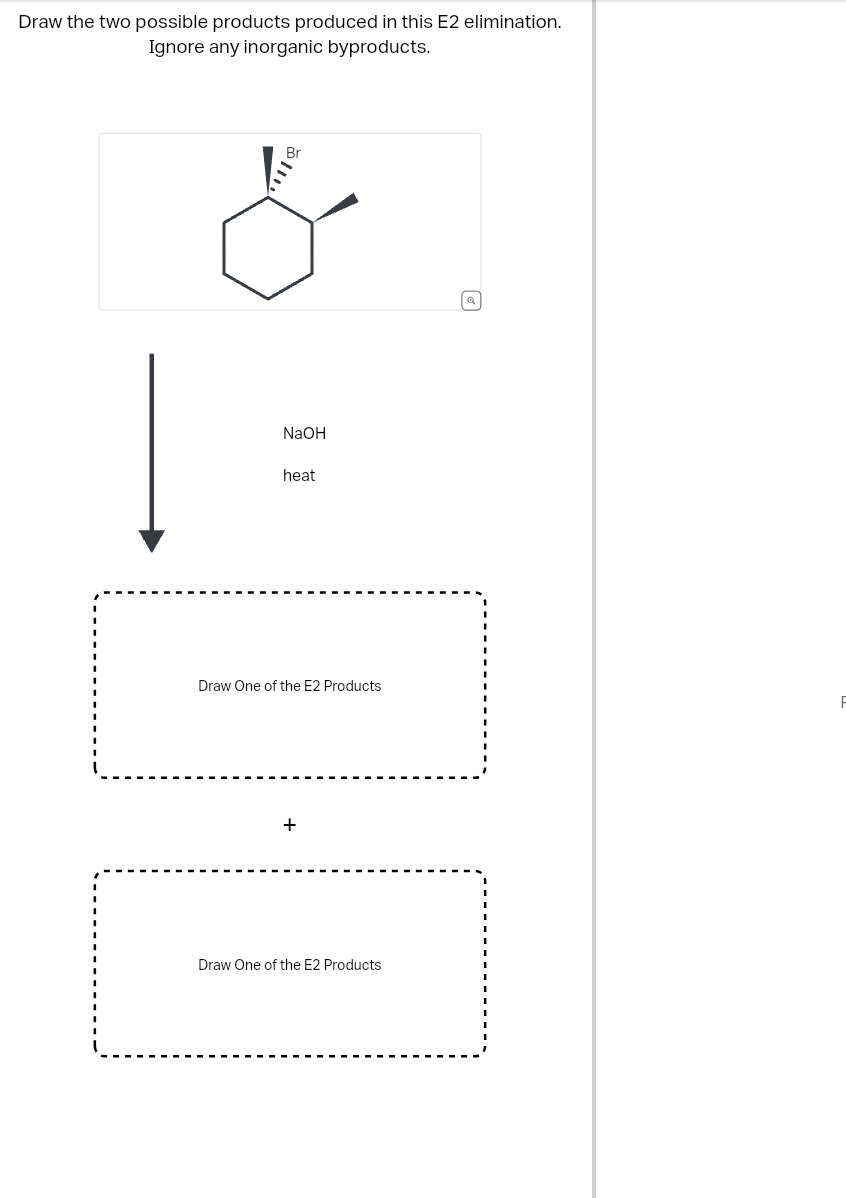 Solved Draw the two possible products produced in this E2 | Chegg.com Solved Draw the two possible products produced in this E2 | Chegg.com