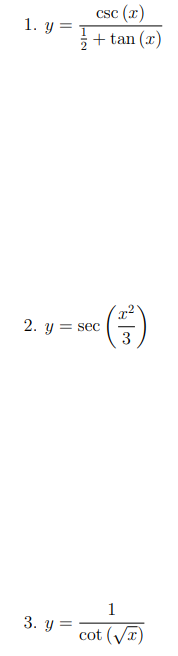 Solved Find the derivative. Do not simplify and show all | Chegg.com