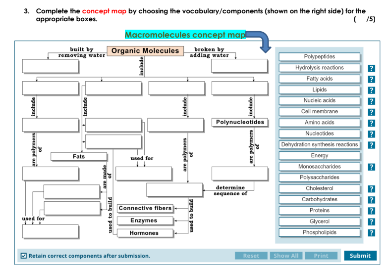 Solved Complete the concept map by choosing the | Chegg.com