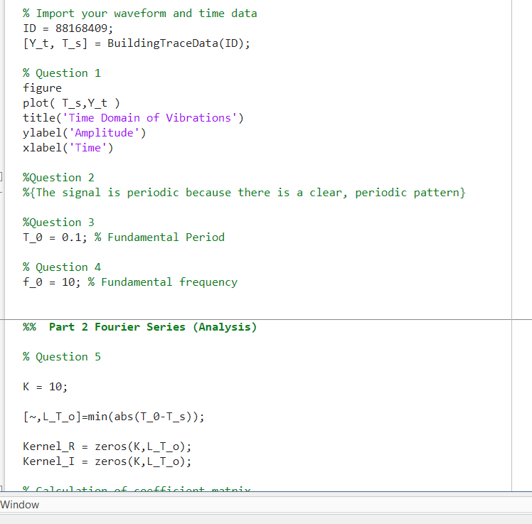 Solved Please look at my MATLAB code and tell me how to fix | Chegg.com